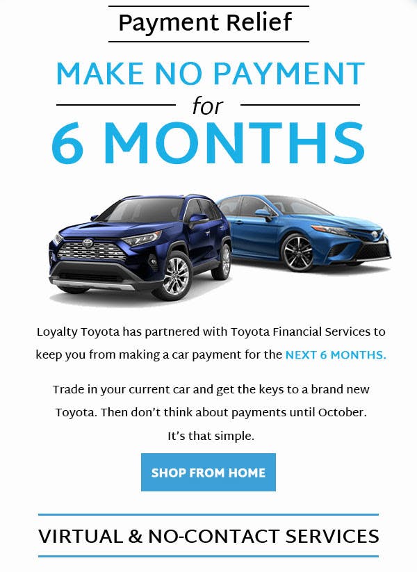 New Monthly Vehicle Specials | Loyalty Toyota