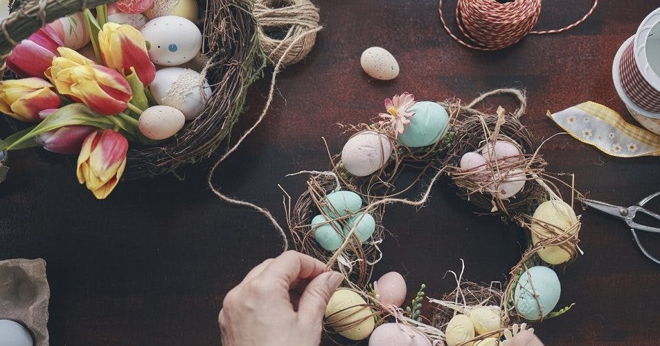DIY Easter Egg Wreath For The Holiday | Miller Toyota
