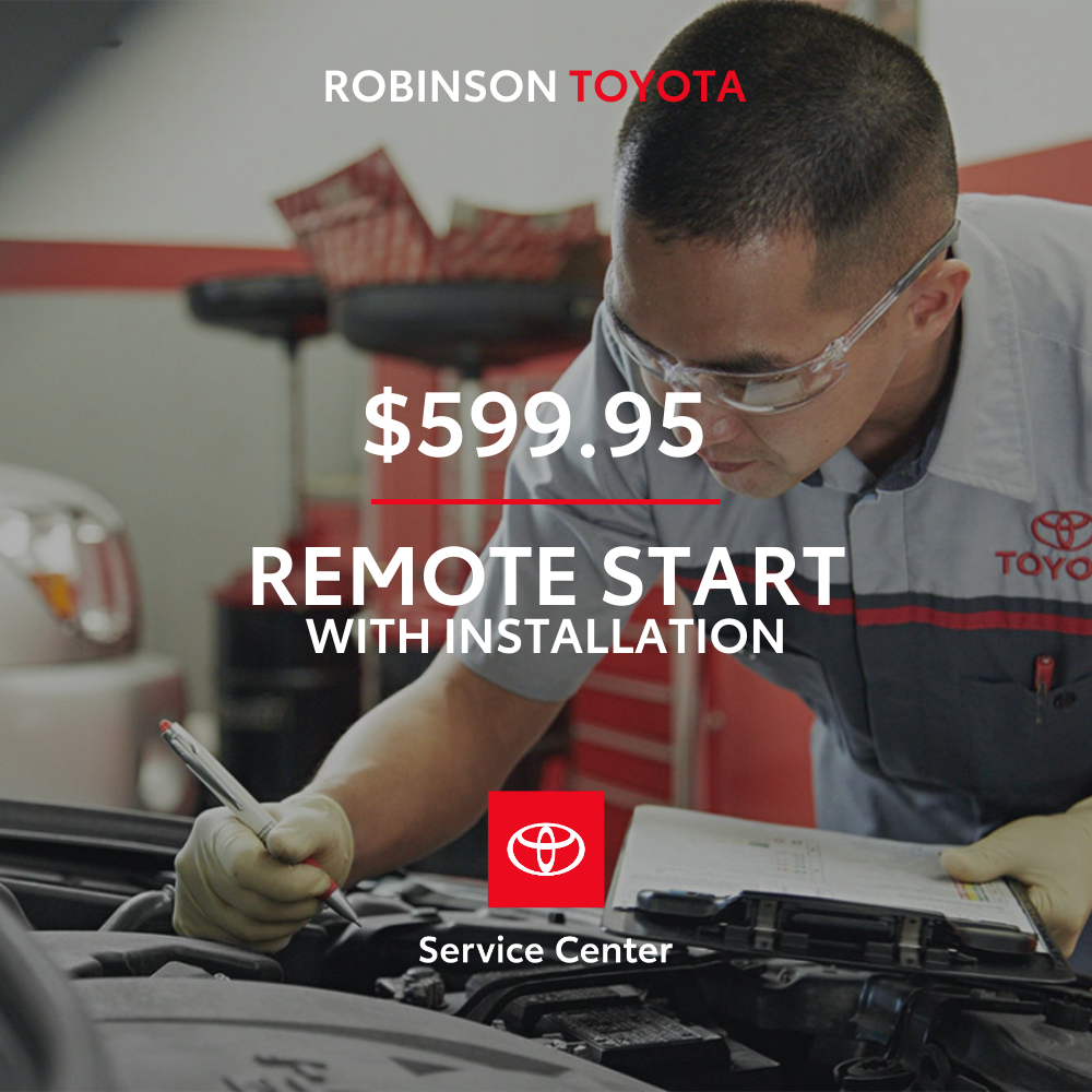 Remote Start w/ Installation | Robinson Toyota
