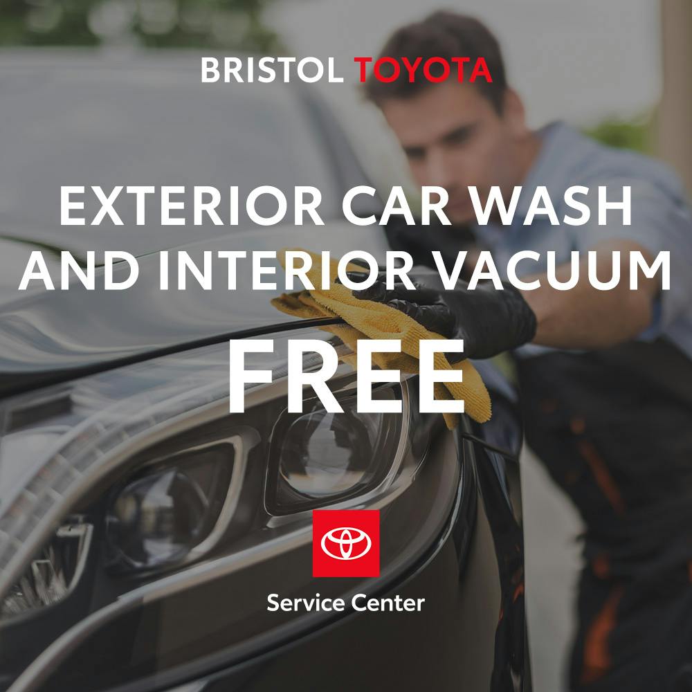 Free Car Wash and Vacuum | Bristol Toyota