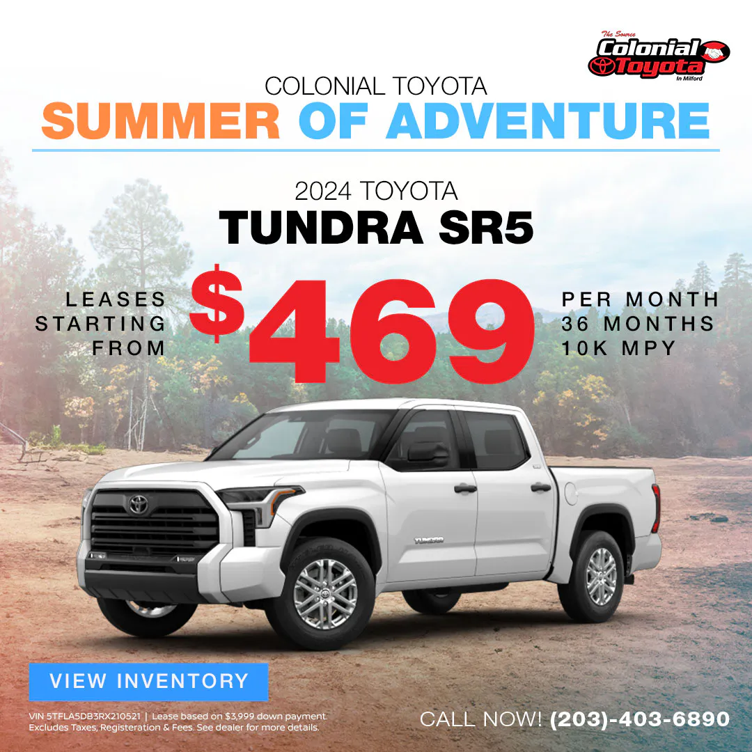 New Toyota Vehicle Specials in Milford, Connecticut | Colonial Toyota