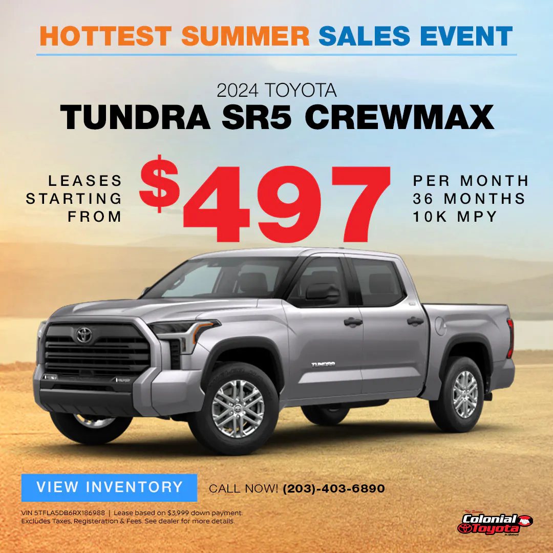 New Toyota Vehicle Specials in Milford, Connecticut | Colonial Toyota