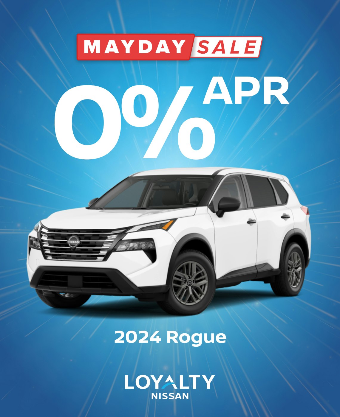 May Offers – 0% APR On 2024 Rogue | Loyalty Nissan